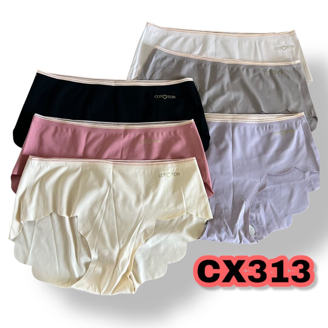 [dear doris] [日本正規品]6枚セット シームレスショーツ レディース 綿女性下着無縫製肌に優しいパンティ高通気性伸縮性 ...