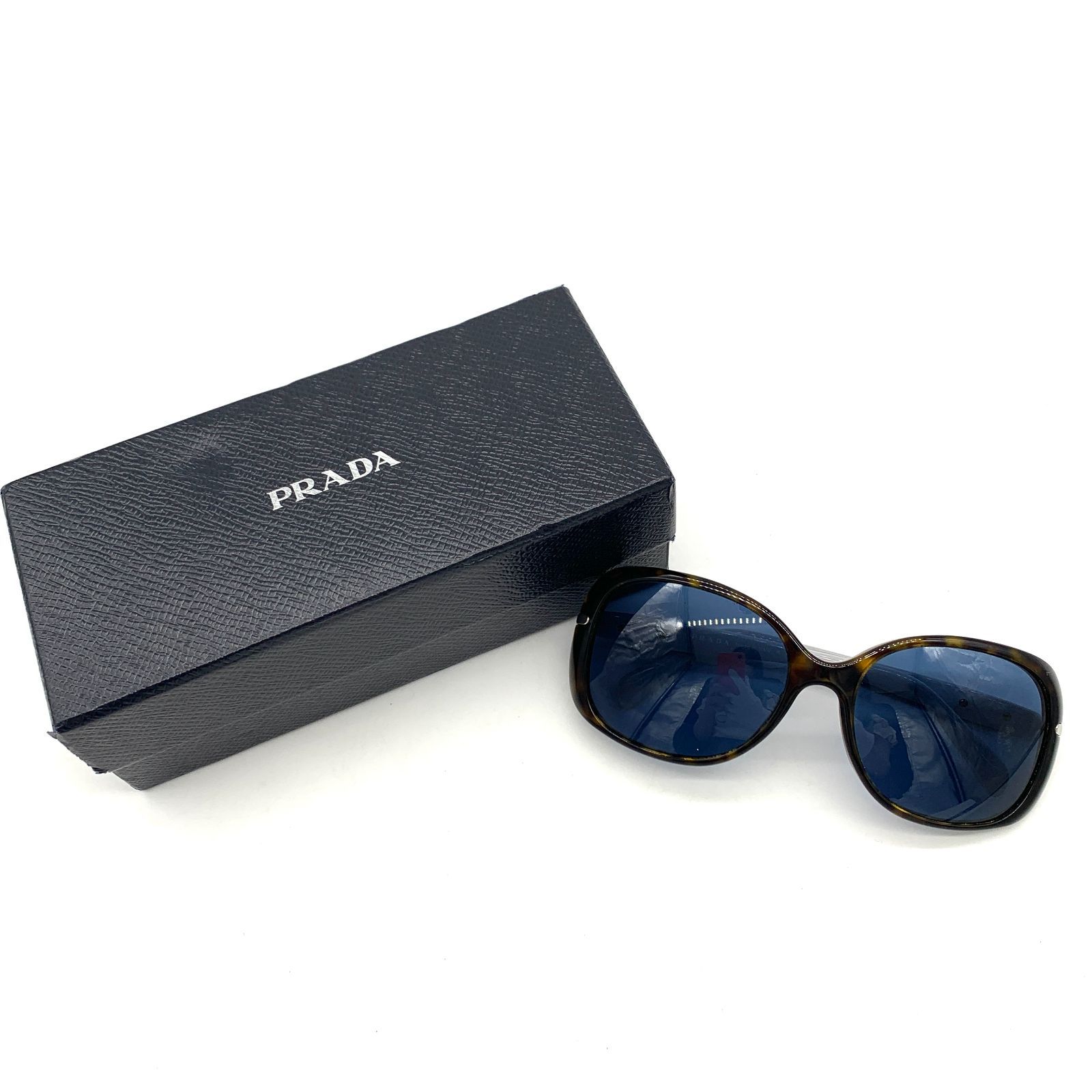 PRADA/プラダ スクエア サングラス PR08OS 2AU1V1 ブラウン ブルーレンズ S33004014091 - 買取ELITE ...