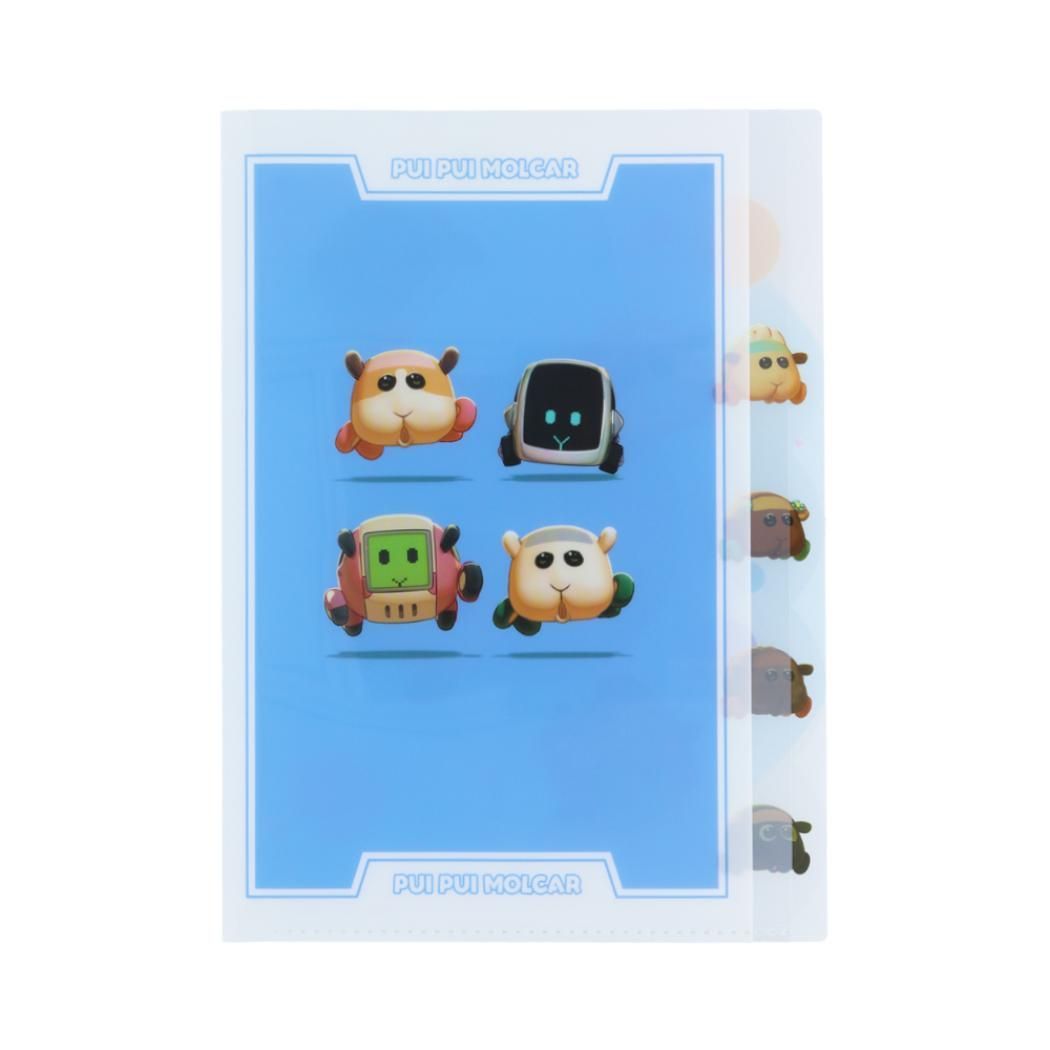 【メール便】PUIPUIモルカー ポケットファイル ダイカットクリアファイル5P 5ポケット A4 A 新入学 サンスター文具 新学期準備文具 かわいい キャラクター グッズ - メルカリ