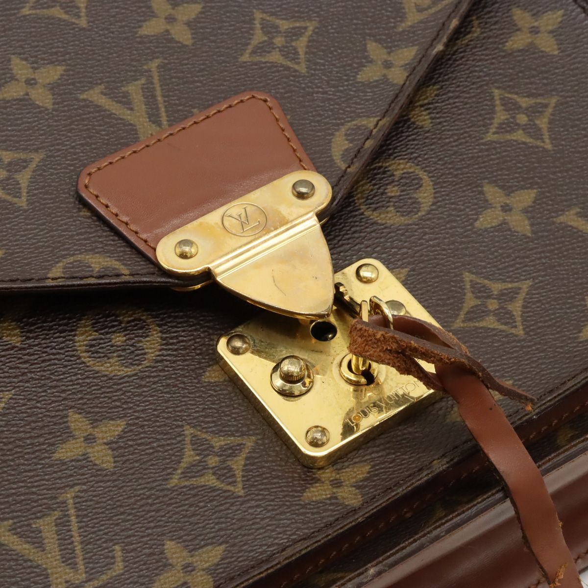 LOUIS VUITTON ルイ ヴィトン モノグラム モンソー28 セカンドバッグ