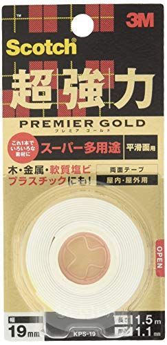 1巻KPS-19 3Mスコッチ超強力両面テープゴールドスーパー多用途 - メルカリ