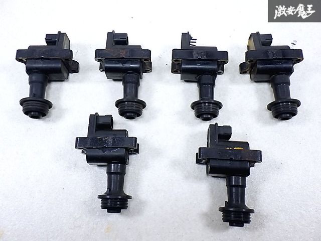 ★実動外し★ 日産 純正 BNR32 R32 スカイライン GT-R RB26DETT イグニッションコイル IGコイル イグコイ 6本 ...