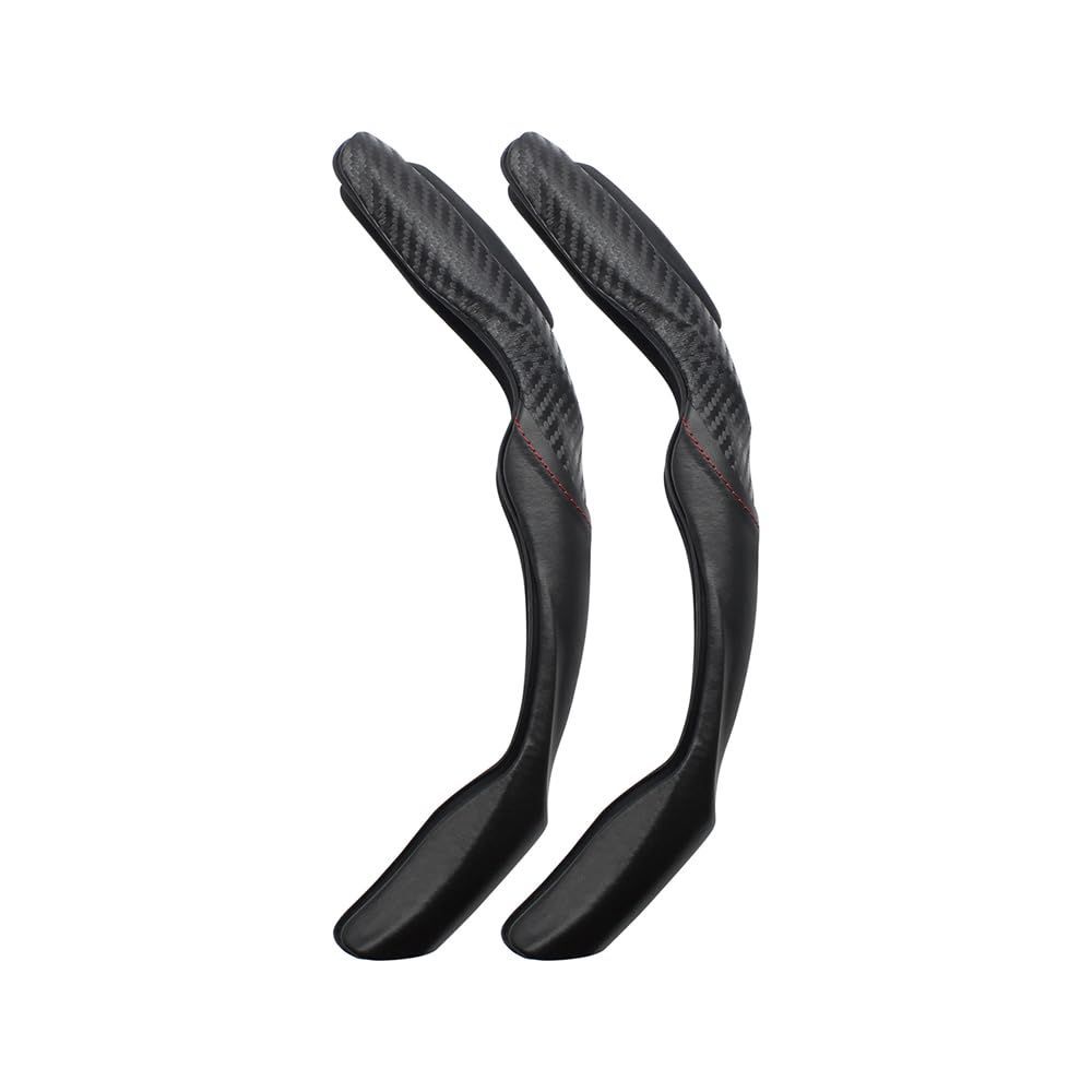 カーボンレザー RE フィットグリップ ハンドルカバー レッド 車内用品 Yac) KF-2 槌屋ヤック(Tsuchiya - メルカリ