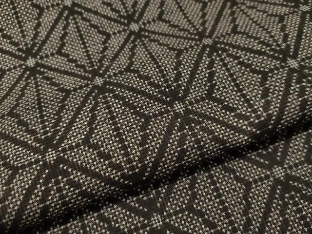 平和屋着物○本場大島紬 アンサンブル 7マルキ 麻の葉文様 正絹 逸品