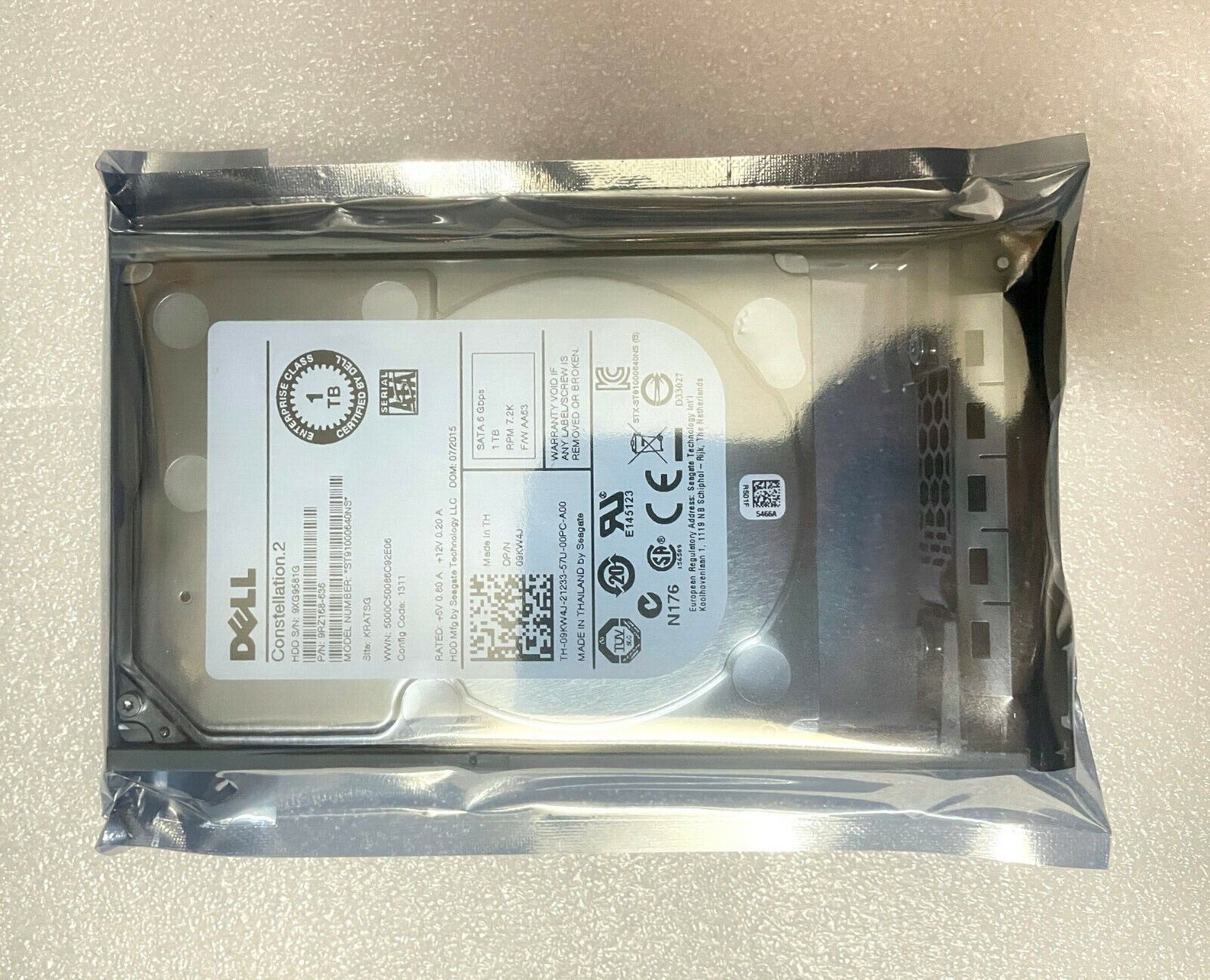 ST91000640NS Dell 1TB 7.2K 2.5"" 6G SATA WF12F 0WF12F HDD Hard Drive ...