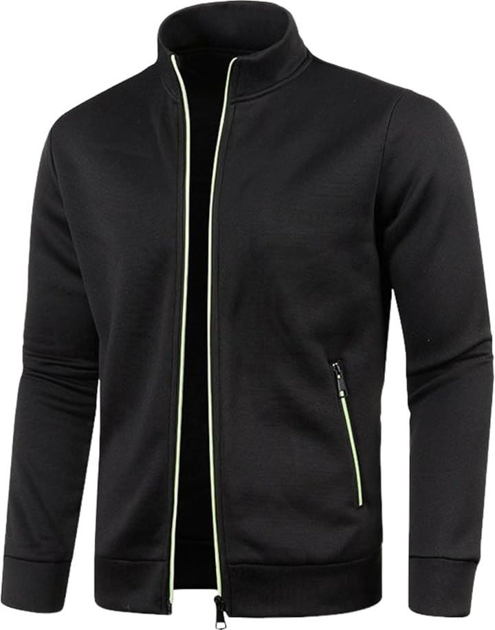 aspersio アスペルシオ フルジップ フリース ジャンパー フードなし 長袖 ストリート オシャレ アウター メンズ 立て襟 フリース ...