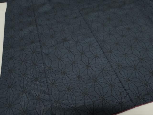 平和屋着物○本塩沢 麻の葉文様 正絹 逸品 AAAV8890ma - メルカリ