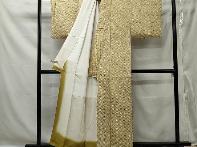 平和屋着物□大変加工の良い総絞り小紋 正絹 逸品 AAAY3472mf