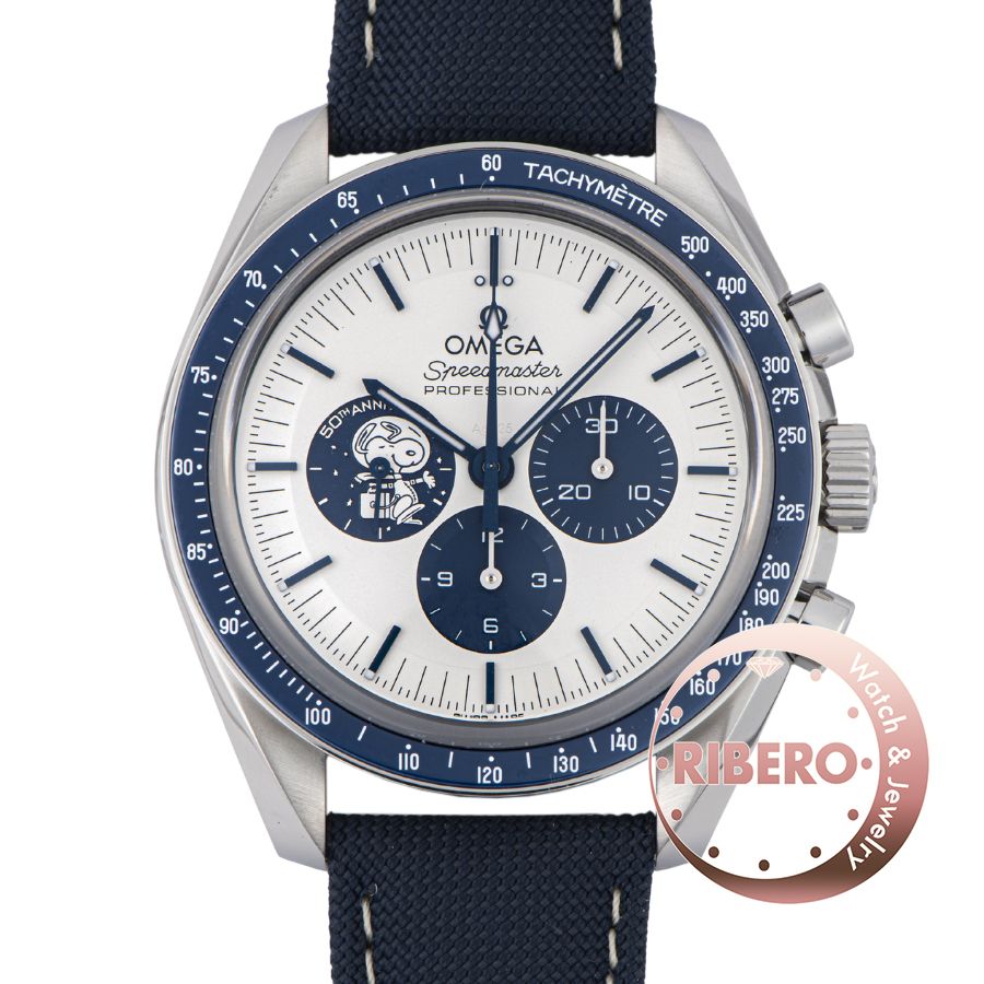 OMEGA オメガ スピードマスター プロフェッショナル 50周年記念 310.32.42.50.02.001 シルバー スヌーピーアワード ...
