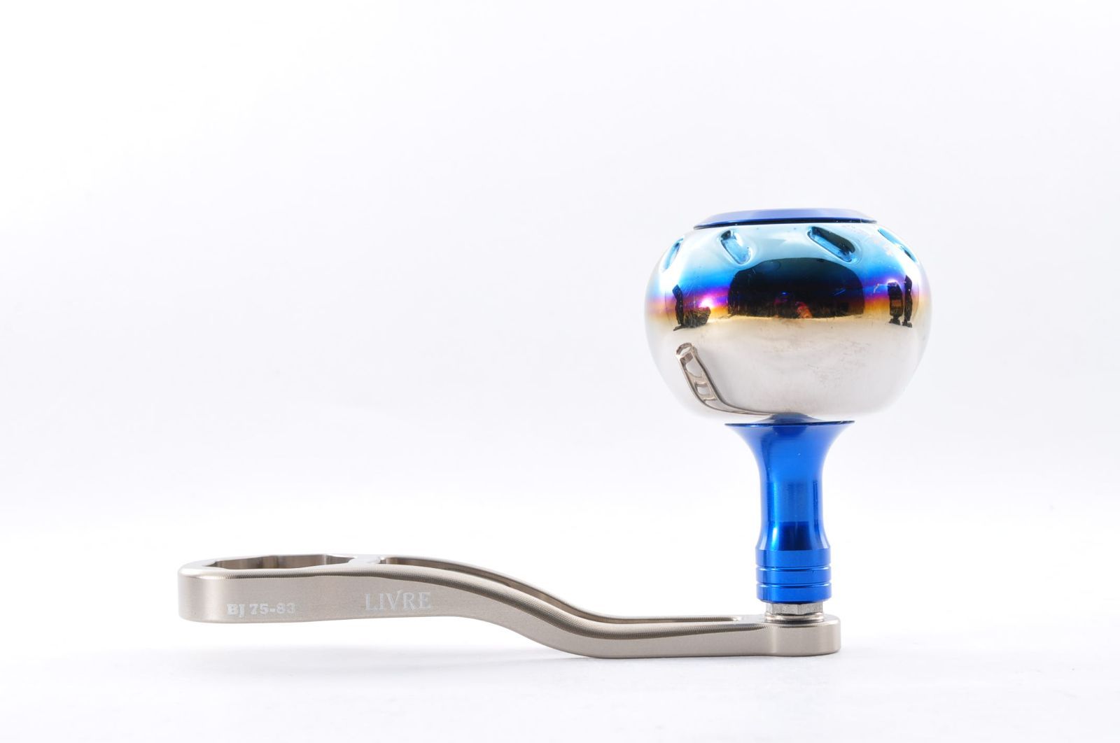 ☆LIVRE リブレ BJ 75-83 パワーハンドル チタンブルー シマノ/ダイワ