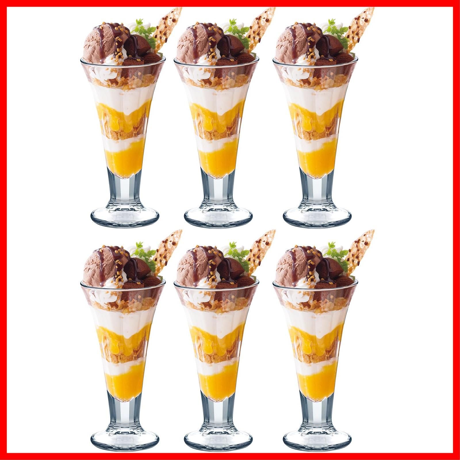 【在庫セール】日本製 6個セット 食洗機対応 サンデー 235ml デザートグラス パフェ 足付き パフェグラス 業務用グラス 東洋佐々木ガラス P-02202 - メルカリ