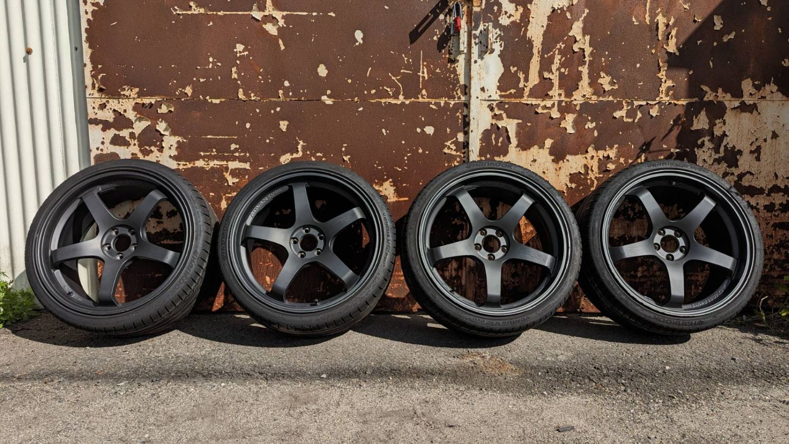 【全塗装込みお好きな色に塗装します】トヨタ86スバルBRZ ADVAN Racing GT MOLD-FORM FORGED A6061-T6 19×8.5J＋42 4本 タイヤ ハンコック ...