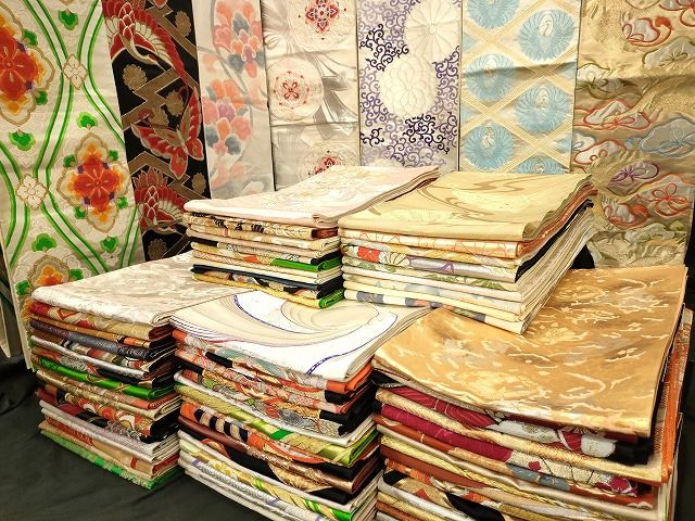 平和屋本店□袋帯 西陣 まとめて100点 鳳凰 鶴 孔雀 蝶 更紗 花柄 宝相