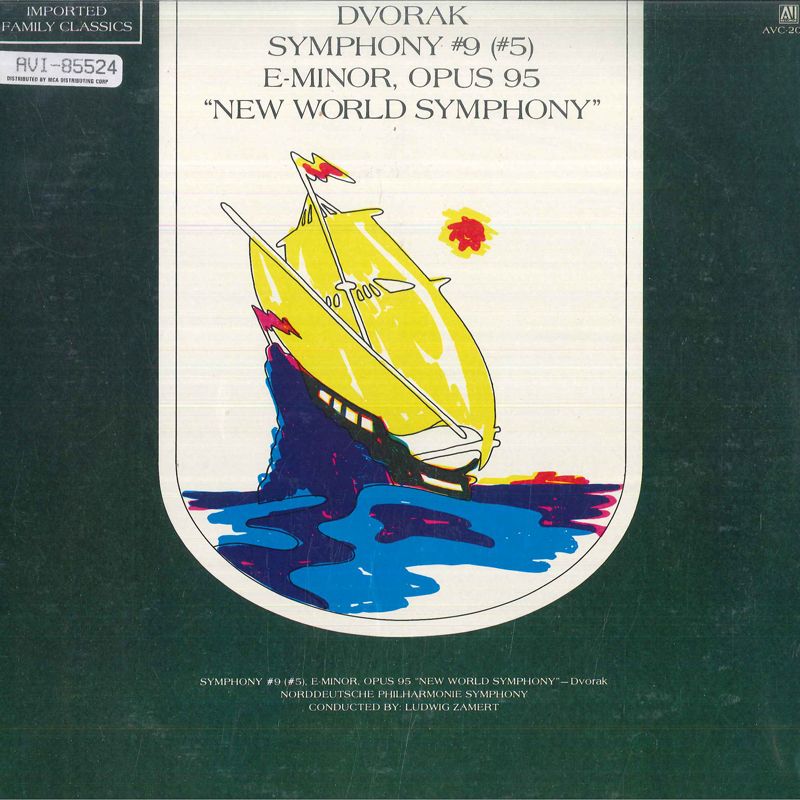 米LP Antonin Dvo?ak, Norddeutsche P Symphony No. 9 In E Minor, Op.95, ”New World” AVC2021 AVI ...