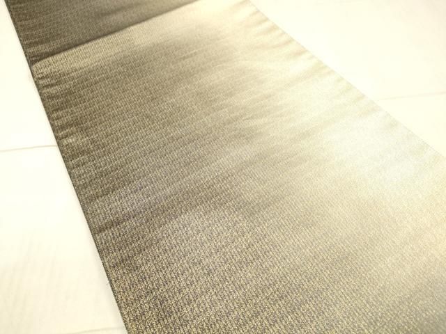 平和屋着物○両面 全通柄袋帯 霞文 金糸 金通し地 正絹 逸品