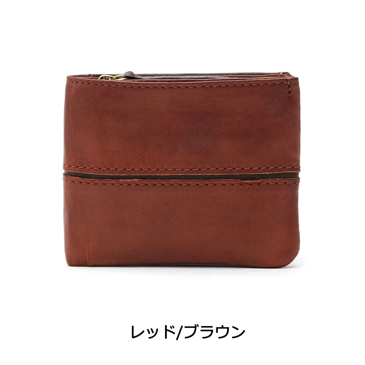 バギーポート] 財布 フルクロームツートン洗い レッド [レッド] フル