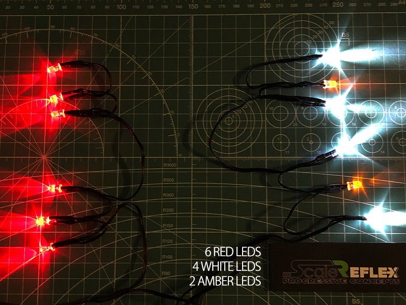 Reflex 12 LED ライトシステム(白) ScaleREFLEX - メルカリ