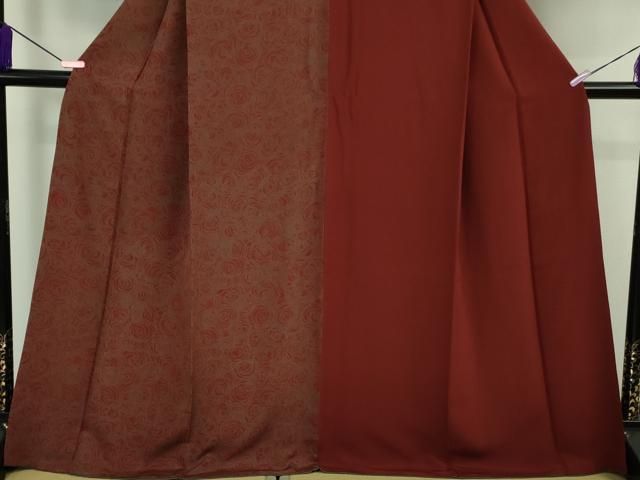 平和屋本店□希少 着物デザイナー 紫藤尚世 訪問着 片身替わり 鬼しぼ