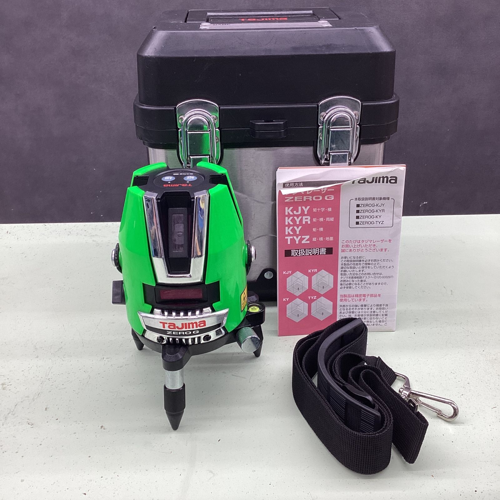 〇タジマ(Tajima) グリーンレーザー墨出し器 ZERO G ゼロジ― TYZ 縦・横・地墨 ZEROG-TYZ【越谷店】 - メルカリ