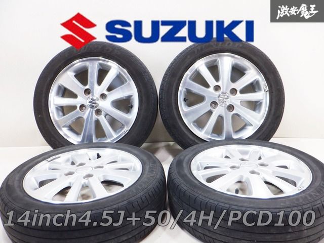 スズキ純正 DA17W エブリィワゴン PZターボスペシャル 14インチ 4.5J +50 4H PCD100 ホイール 165/60R14 4本 - メルカリ