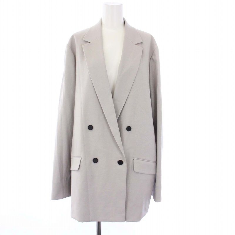 アイシービー iCB 23SS LooseWeave ダブルブレストジャケット テーラードジャケット 4B センターベント 大きいサイズ 48 4XL グレー /KH - メルカリ