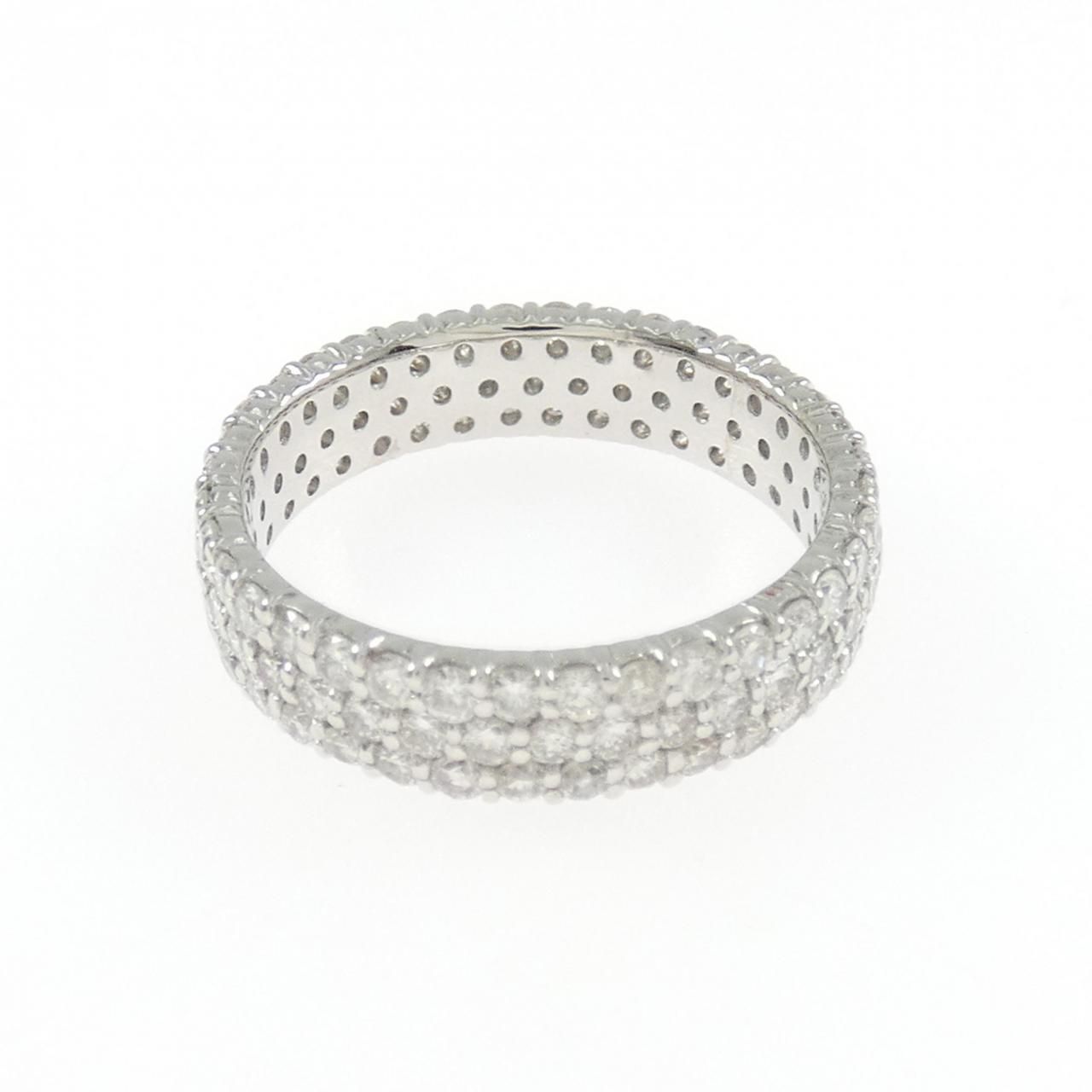 K18WG フルエタニティ ダイヤモンド リング 1.40CT - メルカリ