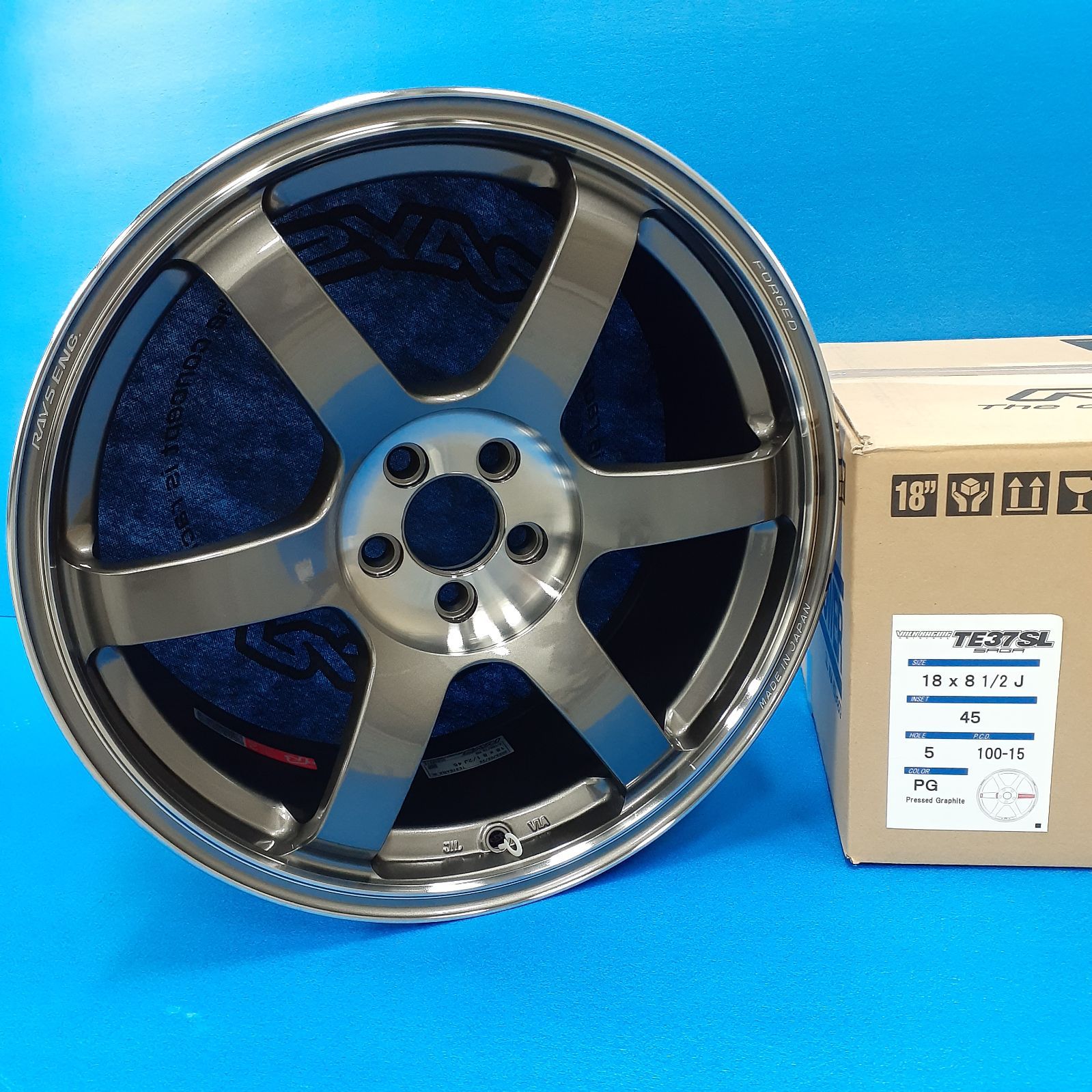 VOLK RACING TE37 FACE-3 コンケイブ！！鍛造！マッチング等不明点ありましたらお問い合わせください。 - メルカリ