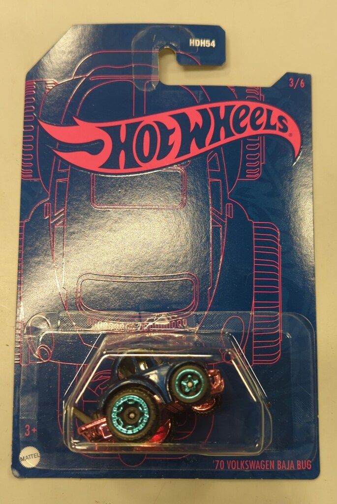 MATTEL 54th ANNIVERSARY SERIES - BLUE & PINK WAVE 2 HOTWHEELS '70 VOLKSWAGEN BAJA BUG 3/6 - メルカリ