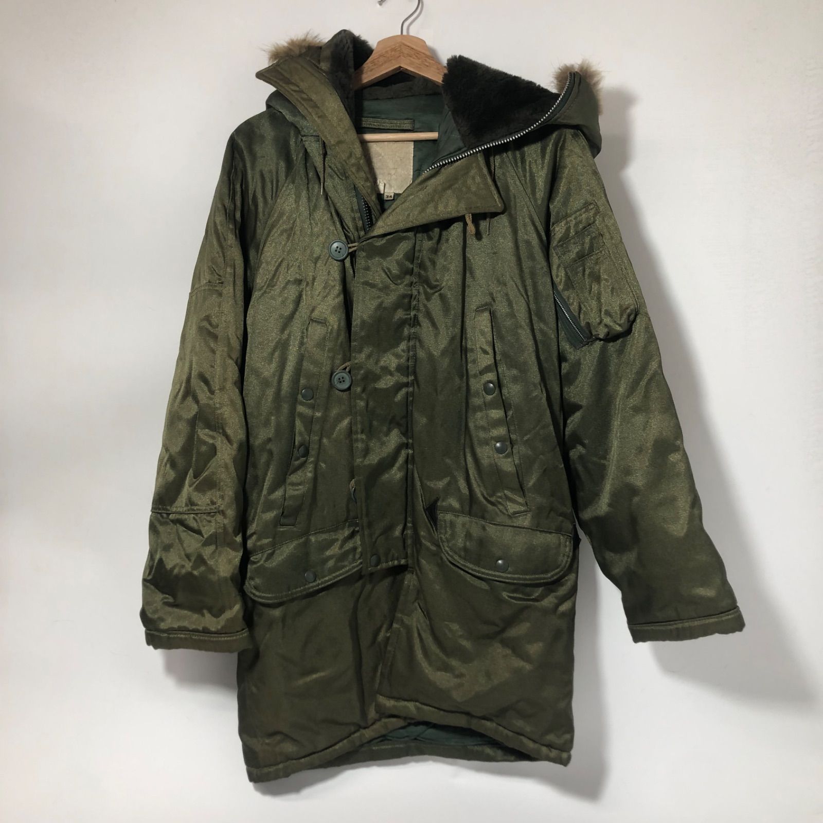 M1202-25-3 N-3B ミリタリー モッズコート フライトジャケット USA製 XS - メルカリ