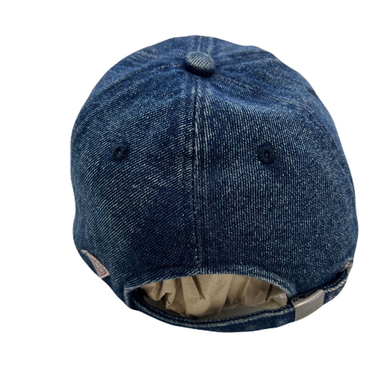 GUESS JEANS ゲス ジーンズ デニムキャップ フロントロゴ 刺繍 GUESS JEANS ゲス ジーンズ デニムキャップ フロントロゴ 刺繍