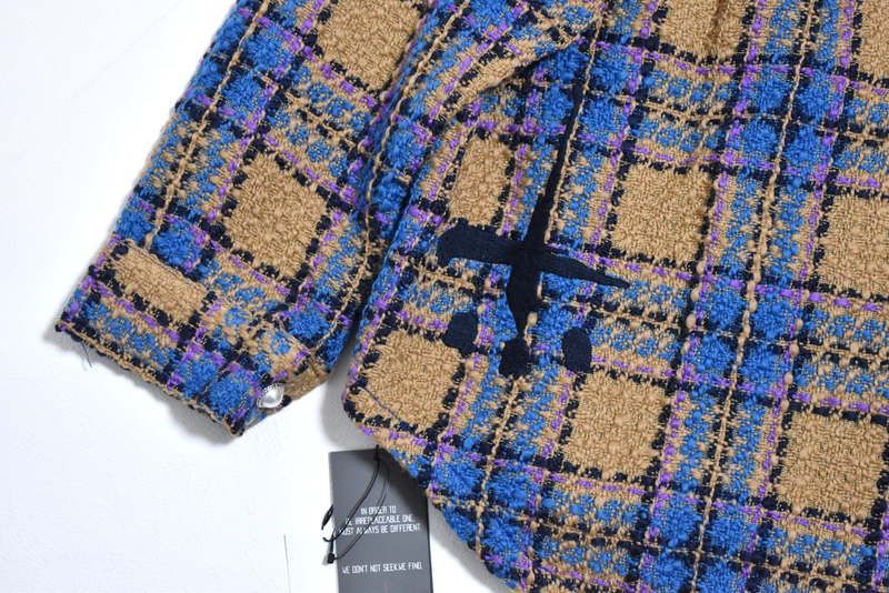 新品 CVTVLIST × ロイヤルフラッシュ ツイード シャツジャケット 新品 CVTVLIST × ロイヤルフラッシュ ツイード シャツジャケット