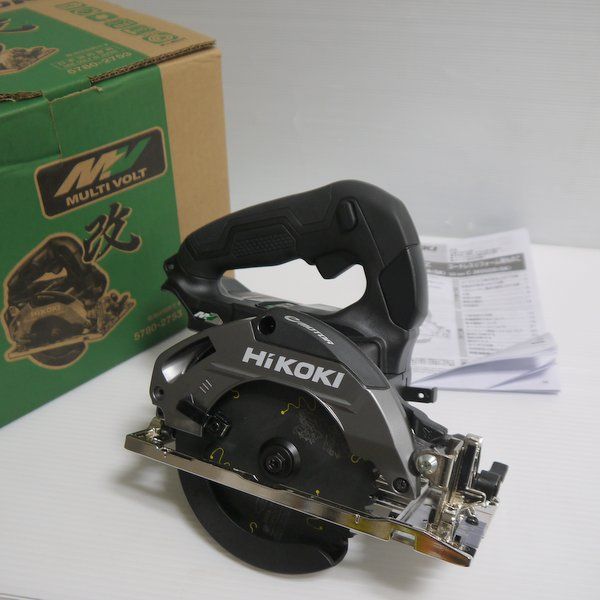 HiKOKI コードレス丸のこ C3605DA SK NNB 36V 125mm 一体ベース ストロングブラック 本体 チップソー黒鯱付 マル ...