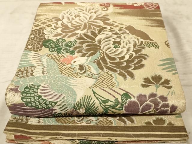 平和屋着物□上質な小紋 草花文 正絹 逸品 未使用 AAAX9589nf