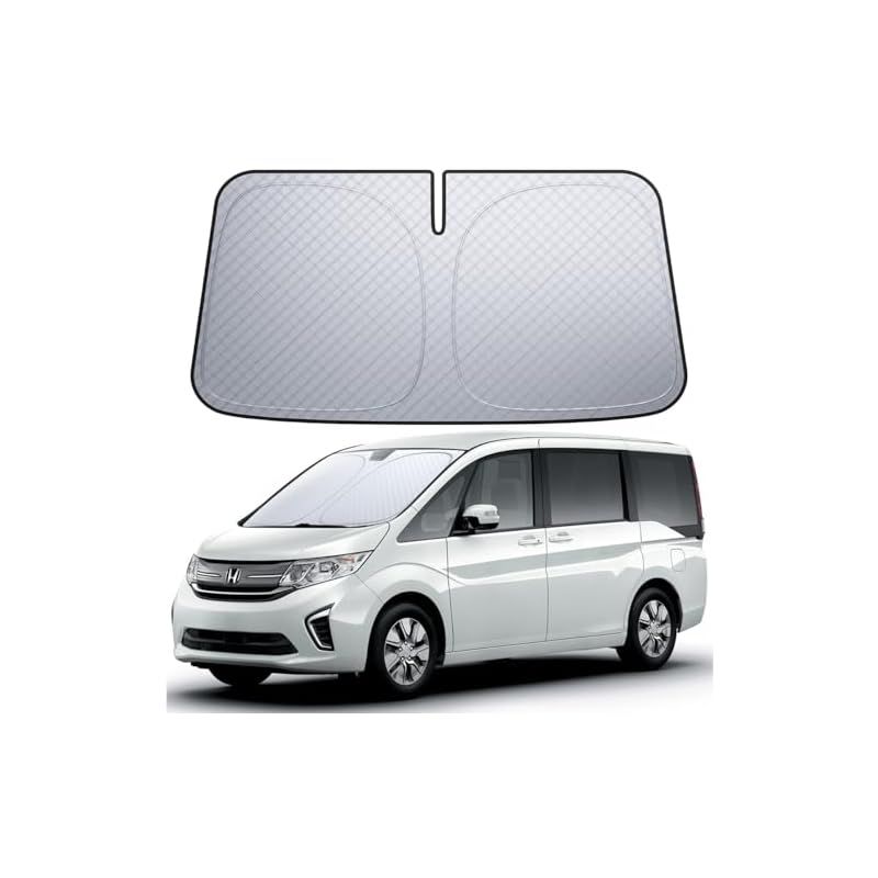 【6層断熱素材】 Lamicall ホンダ ステップワゴン RP1/RP2/RP3/RP4/RP5型 フロントガラス サンシェード: サンシェード 日除け 車 クルマ フロントサンシェード ...