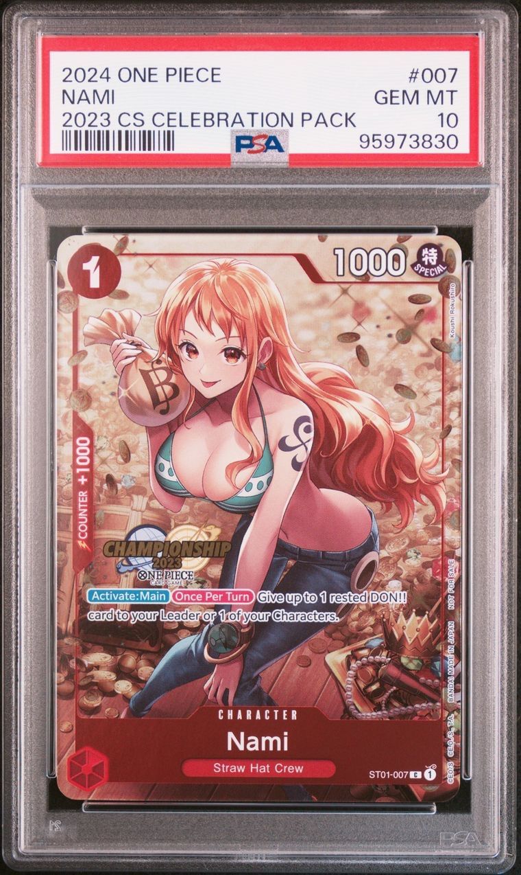 PSA10 2024 ワンピース 英語 ナミ C 絵違い チャンピオンシップ CS 2023 Celebration Pack #007 トレカ ワンピースカード - メルカリ