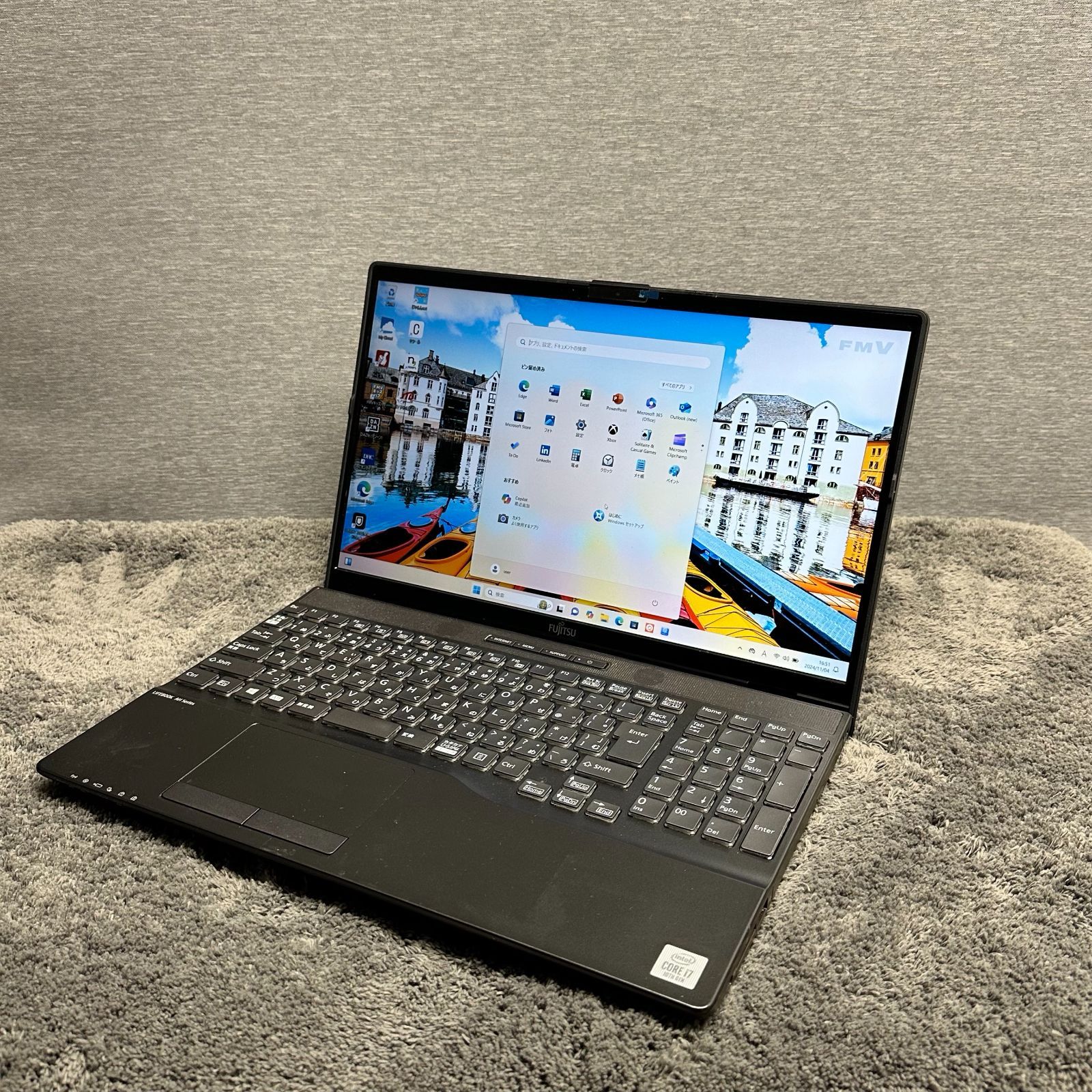 ⑩ FUJITSU LIFEBOOK WA3/E2 Core i7 10510U メモリ16GB HDD 1000GB/SSD 256GB ...