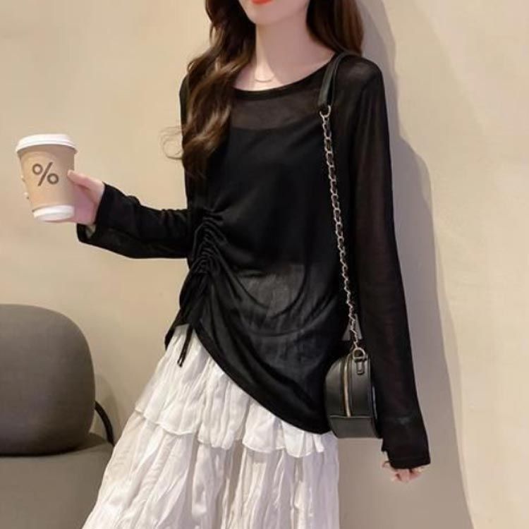 トップス Tシャツ レディース 春 夏 カットソー ブラウス シアー トップス Tシャツ レディース 春 夏 カットソー ブラウス シアー