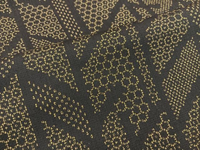 平和屋着物○男性 久留米絣 単衣 格子 綿 逸品 AABA9511ck 一般