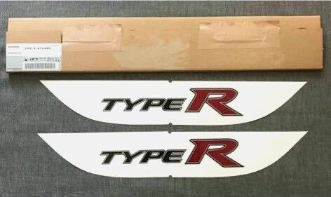 ★新品 ホンダ FD2 シビック タイプR 純正 ロゴ エンブレム オーナメント TYPE-Rステッカー 左右セット★ logo ...