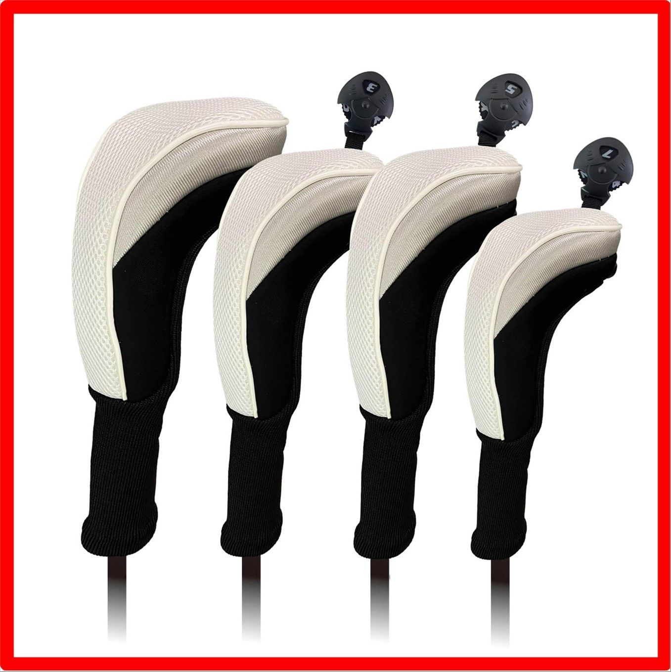 【送料無料】Style: 4点セット（DR、FW×2、UT） PatternName: 白 ヘッドカバー セット ドライバー ユーティリティ フェアウェイウッド - メルカリ