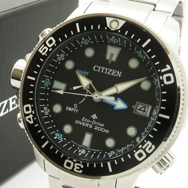CITIZEN PROMASTER アクアランド J250-S115477 エコドライブ DIVER'S 200m 水深計 BN2031 ...