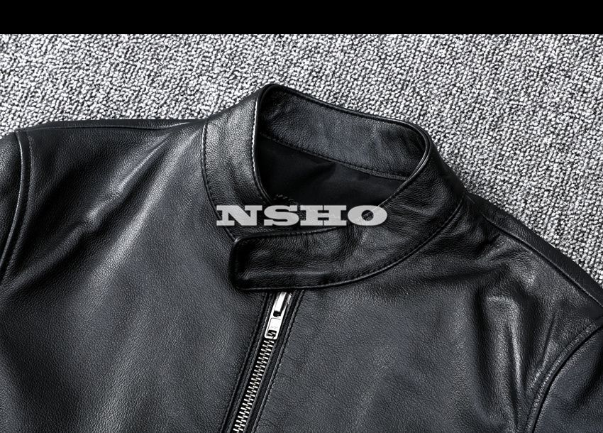 上質 カウハイド メンズ 革ジャン ミニマムスタイル シングル