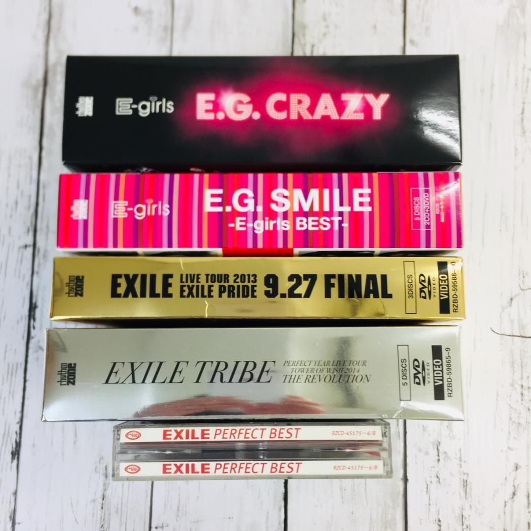 EXILE LIVE DVD ・ E-girls CD・DVD まとめ売り - 住まいる市場 - メルカリ