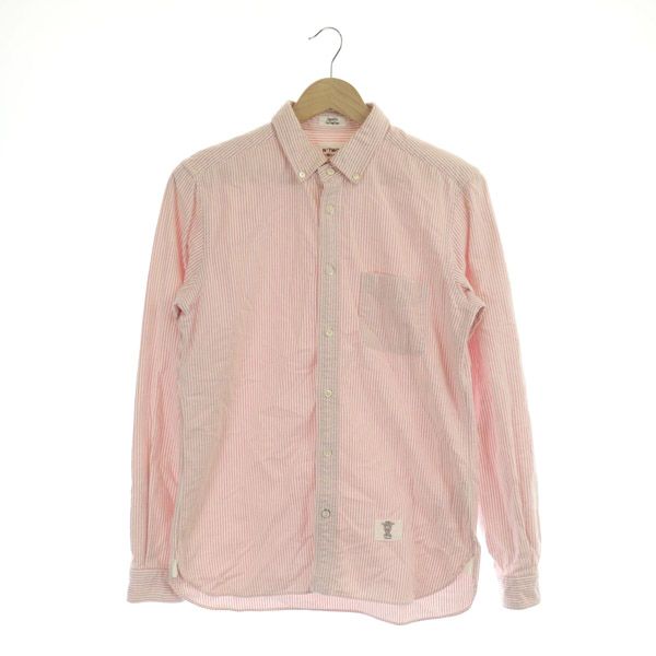 ベドウィン BEDWIN N°TWO ボタンダウン シャツ 長袖 ストライプ コットン 2 ピンク /MY GY03 - メルカリ