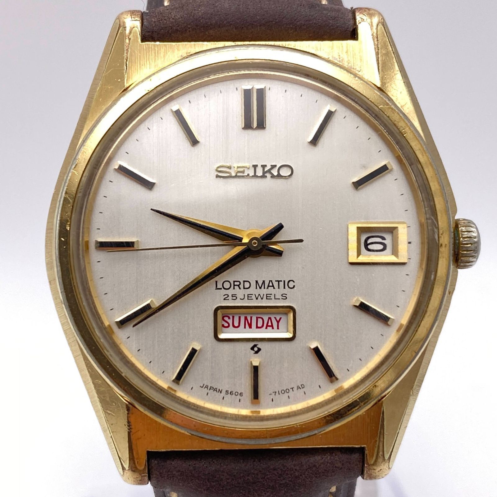 デイデイト ビンテージ アンティーク 1968年製 セイコー SEIKO 自動巻 ロードマチック LORD MATIC 56LM 1968年式 ...