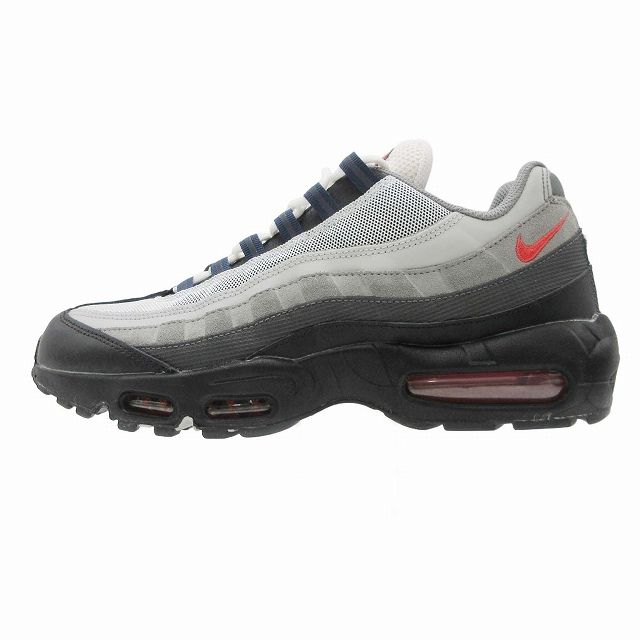 美品 2023年製 ナイキ NIKE Air Max 95 Black Track Red エアマックス95 ブラック トラックレッド スニーカー DM0011-007 ローカット シューズ ...