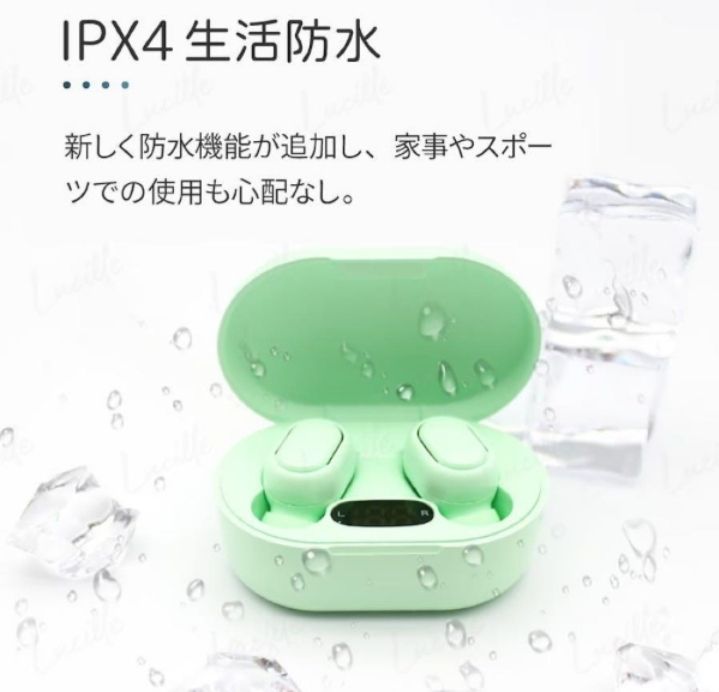 ワイヤレス イヤホン イヤフォン Bluetooth ブルートゥース iPhone Android アンドロイド 片耳 両耳 完全 光 LED ...