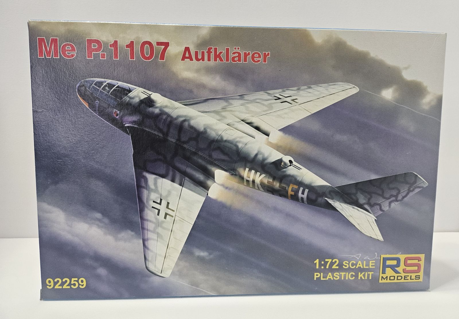 RSモデル 1/72 ドイツ空軍 メッサーシュミット Me P.1107 長距離ジェット爆撃機 KG40 1946 プラモデル 92259 ...