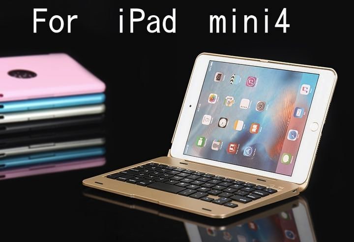 F1+ iPad mini5/mini4対応 Bluetooth ワイヤレス キーボード ハード ケース ノートブックタイプ （ローズゴールド、ゴールド、シルバー、ブラック）4色選択 - メルカリ