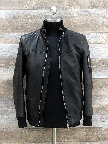 EMMETI/エンメティ ラムレザー シングルライダースジャケット EMMETI/エンメティ ラムレザー シングルライダースジャケット